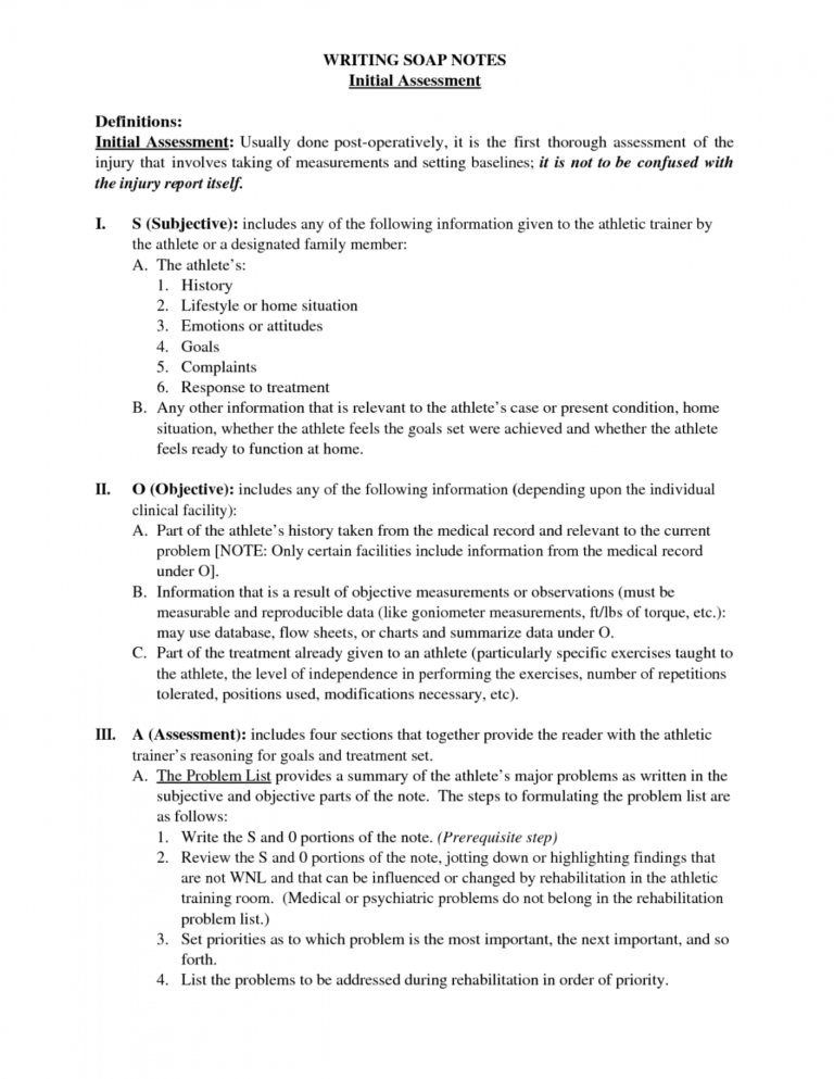 Occupational Therapy Note Sample Soap Note Occupational Ot Progress 