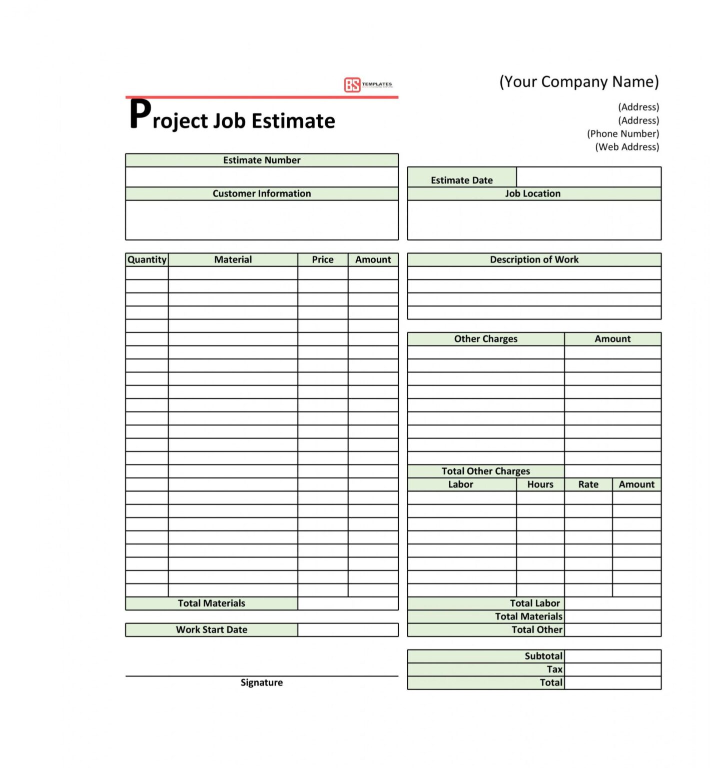Sample 28 Perfect Construction Estimate Templates Free Templatearchive ... Sample 28 Perfect Construction Estimate Templates Free Templatearchive ...